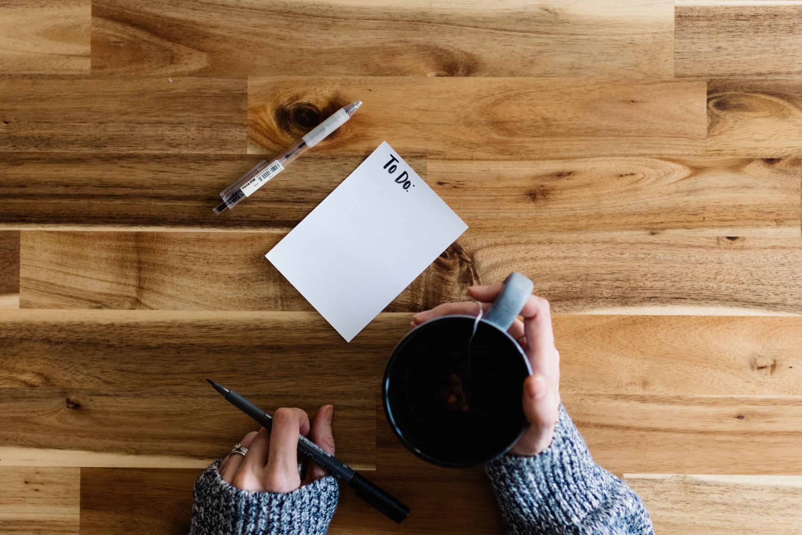 Make a task list for future you - WorkLifePsych
